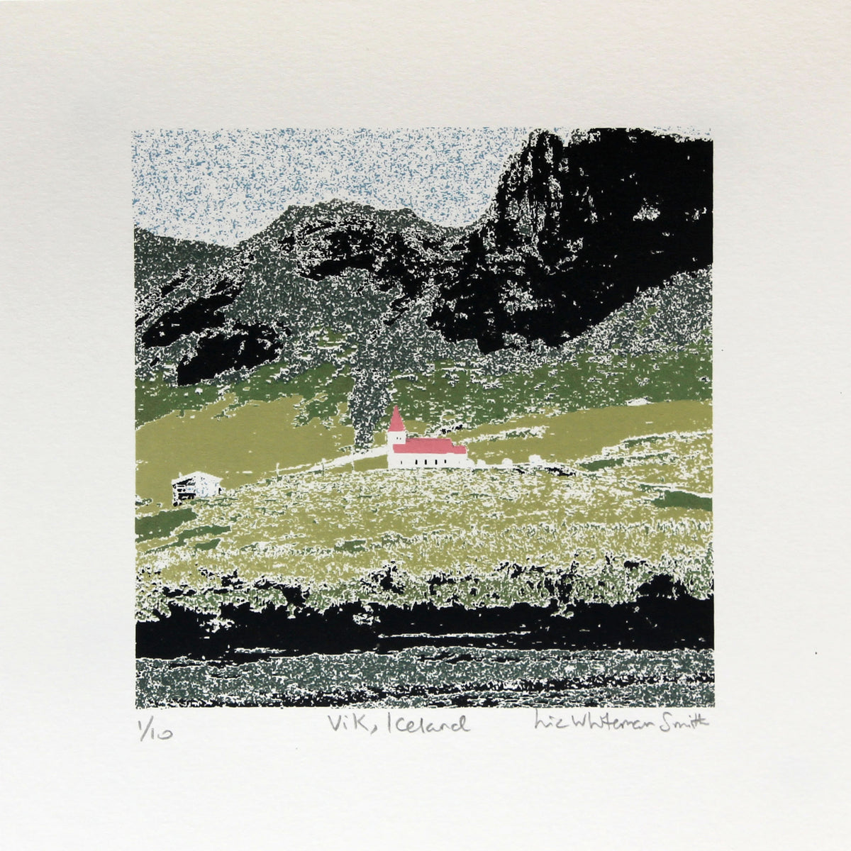 Vik, Iceland - Mini print – Liz Whiteman Smith Screen Prints